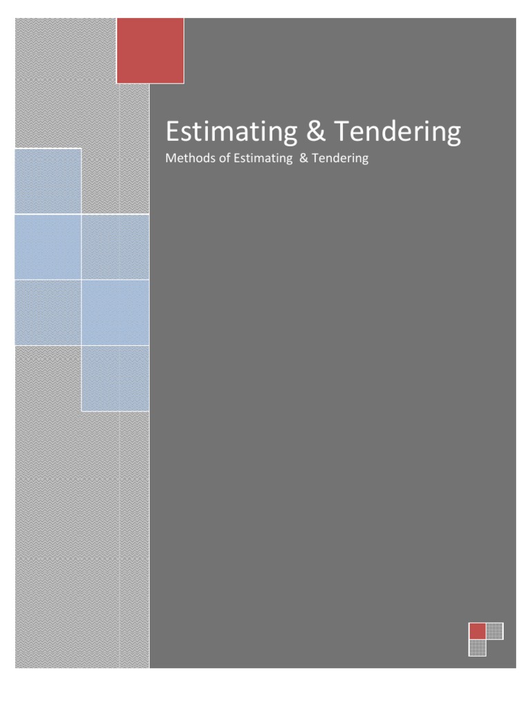 Estimating & Tendering | PDF | Building | Volume