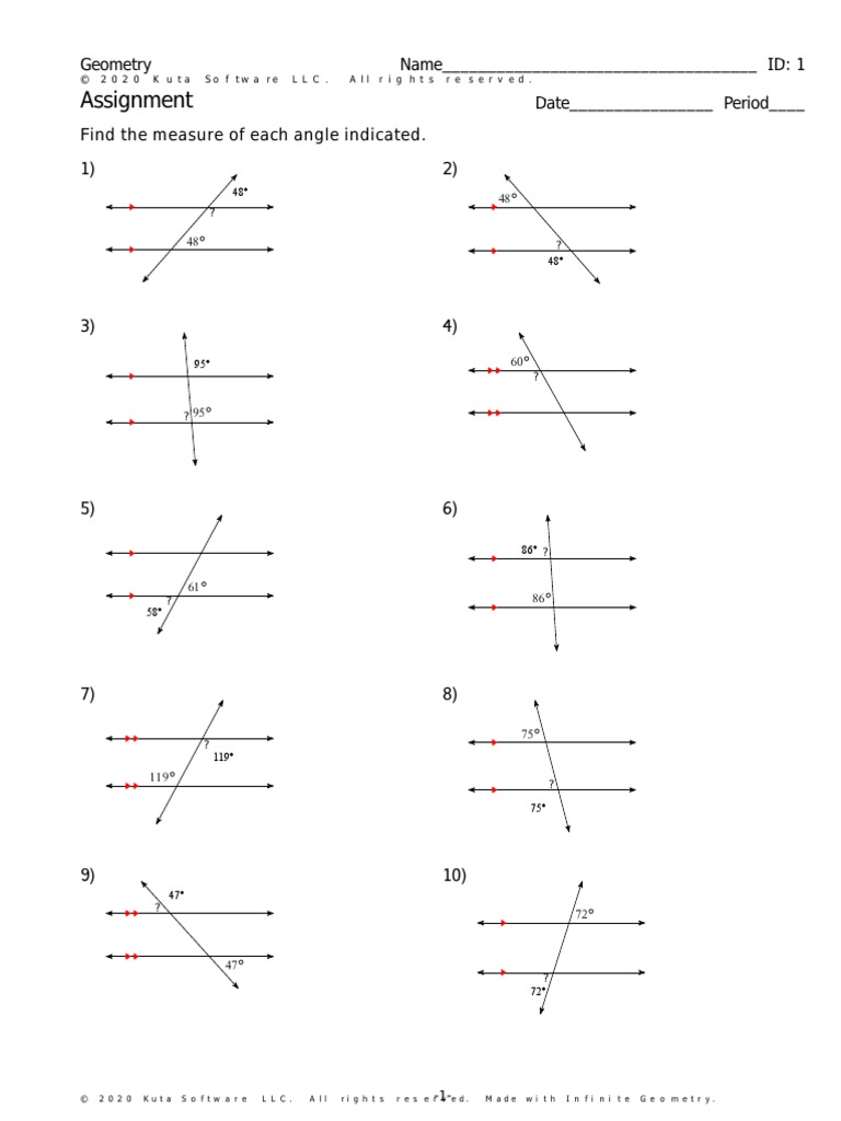 Kami Export - LUCAS RODRIGUEZ RINCON - Angles in Parallel Lines and A ...
