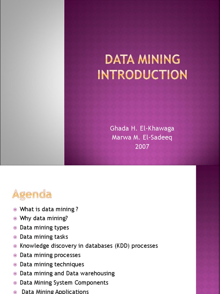 Data Mining Seminar | PDF