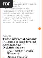 Anti-VAWC Act Tagalog | PDF