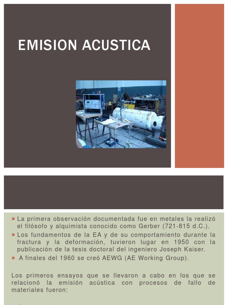 Emision Acustica | PDF