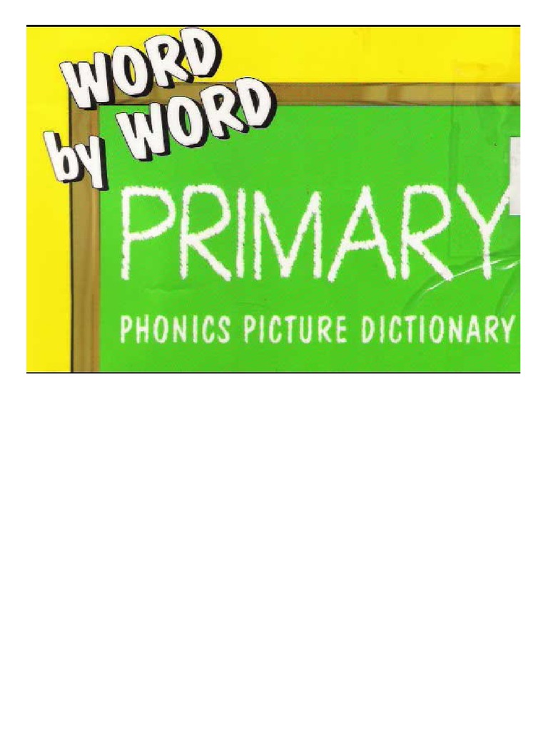 Picture Phonics Dictionary PDF | PDF
