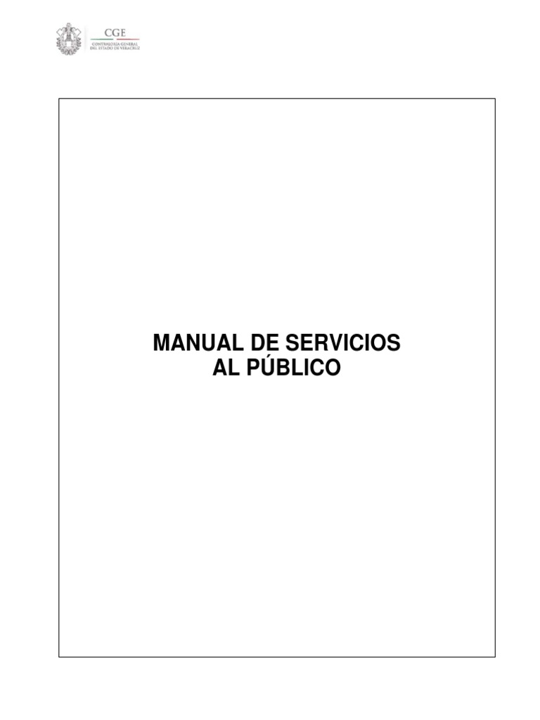Manual de Servicios PDF | PDF