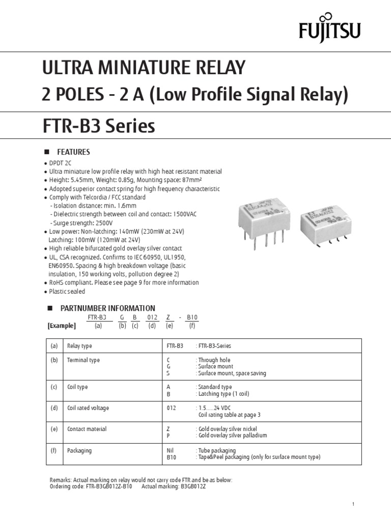 FTR-B3 Transistor | PDF