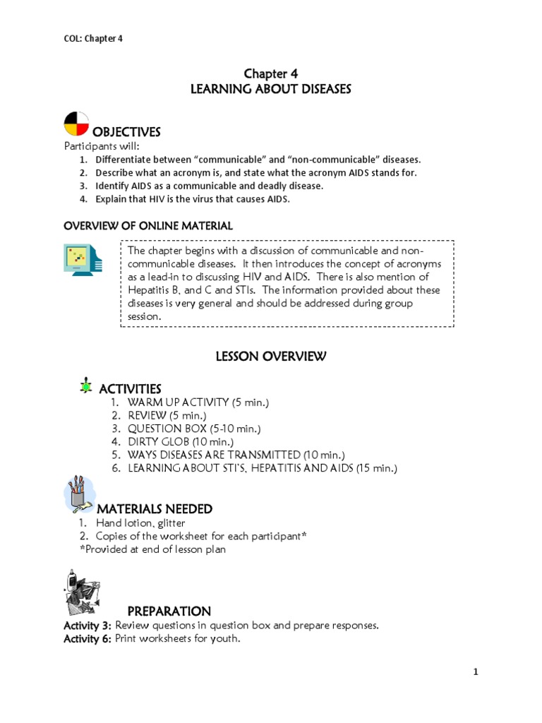 Lesson 4 PDF | PDF | Sexually Transmitted Infection | Hiv/Aids