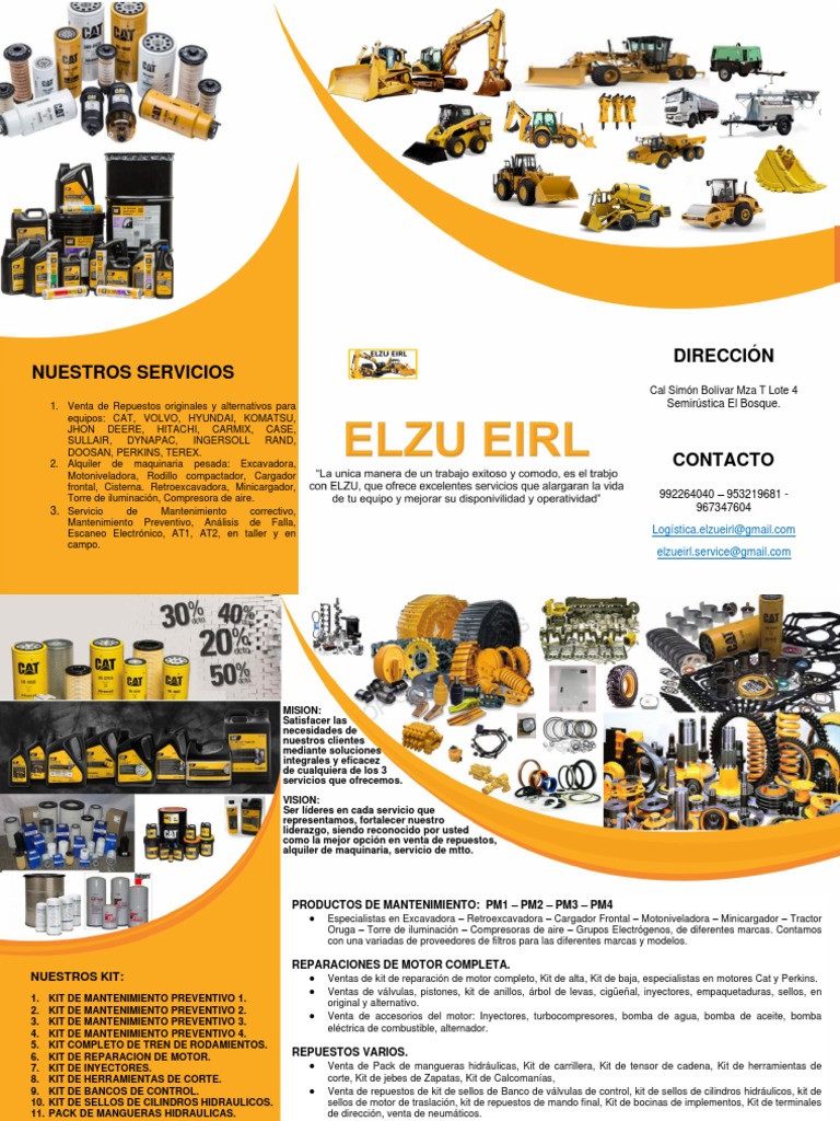 Brochure - Elzu PDF | PDF | Bomba | Vehículo de motor