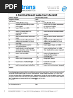 7 Point Container Inspecation Checklist | PDF | Building Technology ...