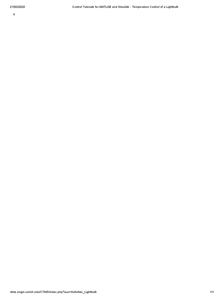 Control Tutorials For MATLAB and Simulink - Temperature Control of A ...