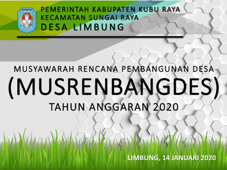 Spanduk Musrenbang Desa | PDF