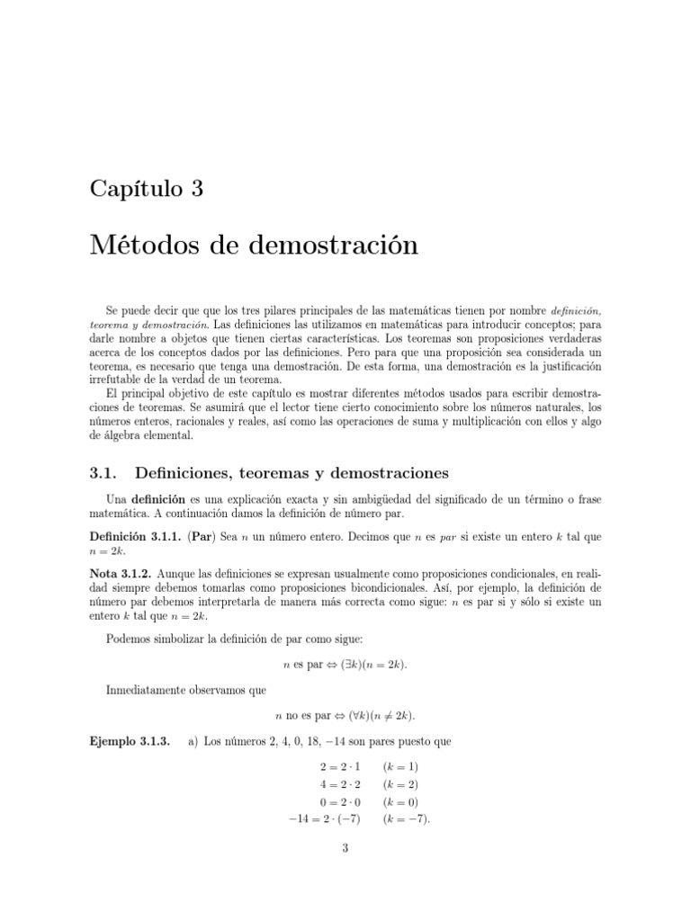 Métodos de Demostración Matemática | PDF | Prueba matemática | Proposición