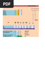 Section Modulus Calculation of T-Section | PDF
