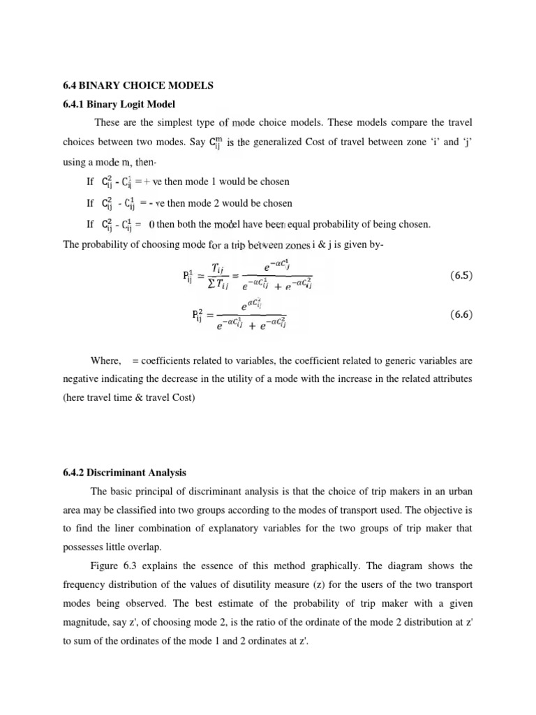 Binary Choice Models PDF | Download Free PDF | Statistical Theory ...