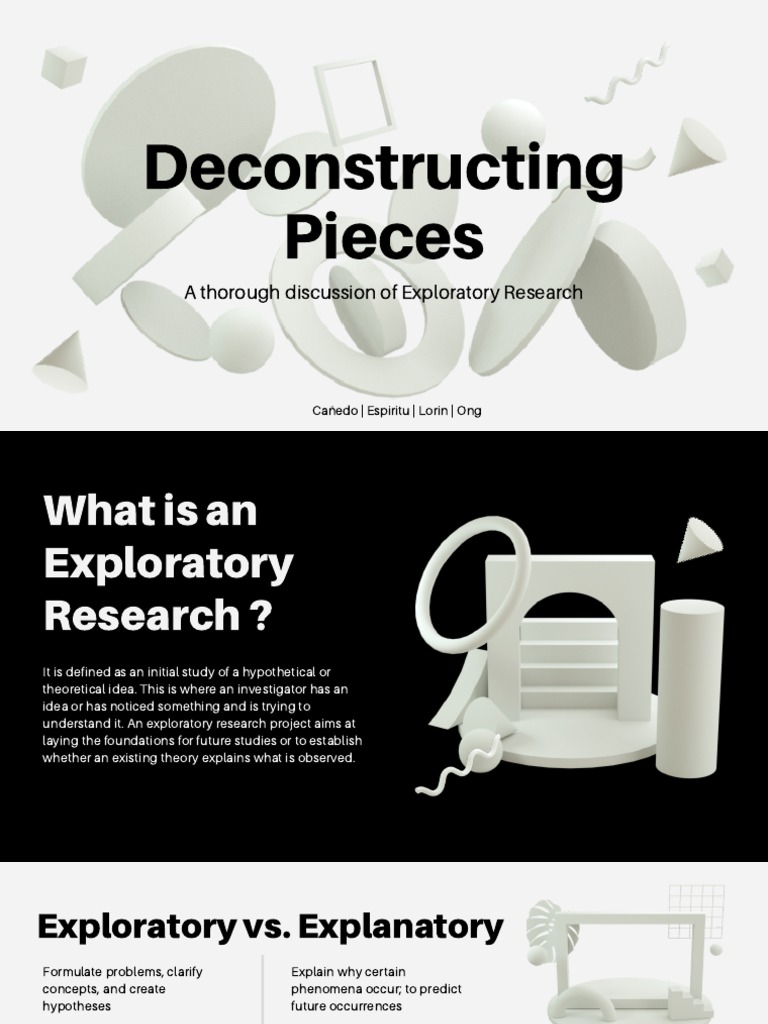 Exploratory Research - Definition | PDF | Hypothesis | Psychology