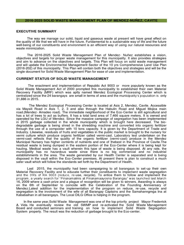 1753-10 Year Solid Waste Mangement Plan November 30 2016-Ilovepdf ...