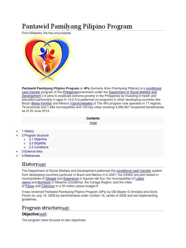 Pantawid Pamilyang Pilipino Program Logo