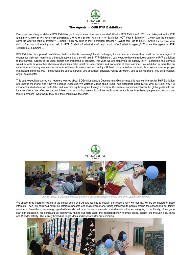 Agency in PYP Exhibition | PDF