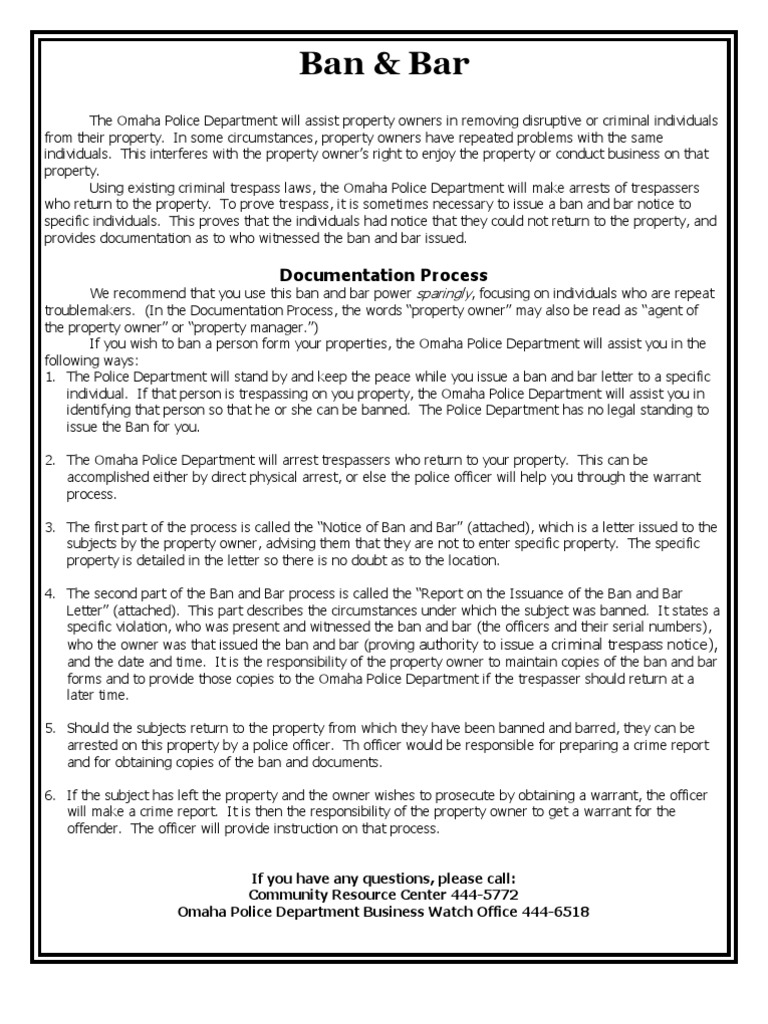 Property Owner Trespass Guide | PDF | Trespass | Arrest