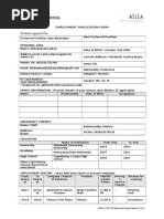 Interview Declaration Form | PDF | Labour | Employment