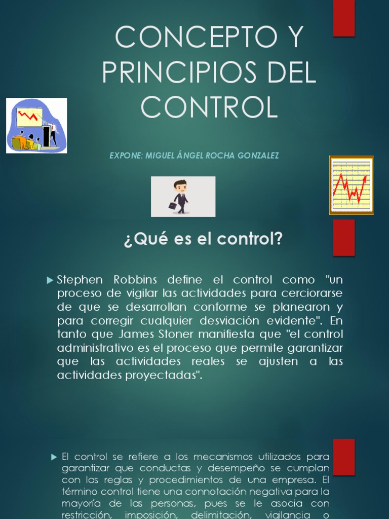 Concepto y Principios Del Control | PDF | Planificación | Business
