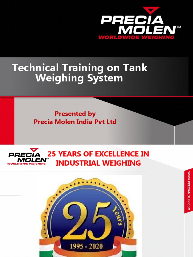 Tank Weighing System Training Guide | PDF