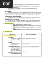 Lesson Plan Pangangailangan at Kagustuhan | PDF