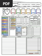 RPG Character Sheet Template | PDF | Tabletop Games | Role Playing Video Games