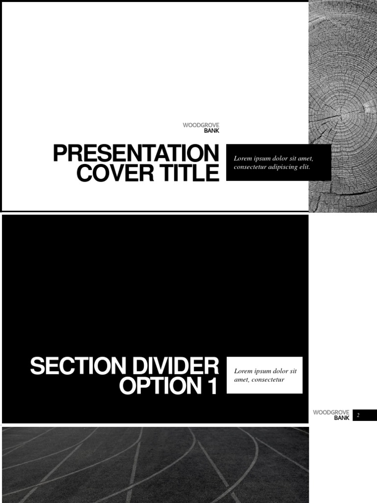 Woodgrove Bank Presentation Cover | PDF | Finance & Money Management ...