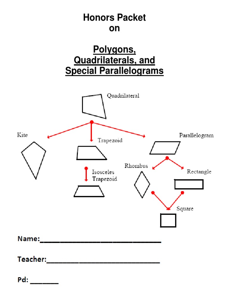 .Quadrilaterals Unit Review | PDF | Rectangle | Elementary Geometry