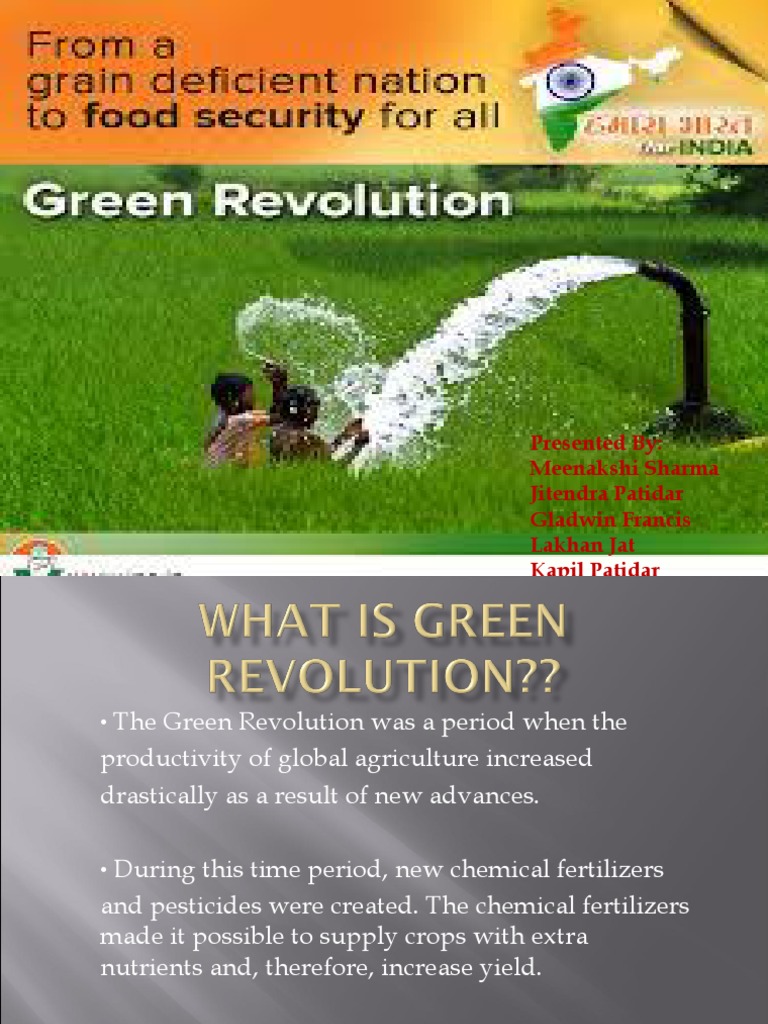 Green Revolution | PDF | Green Revolution | Agricultural Machinery