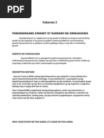 Istatistikal Na Tritment NG Datos | PDF