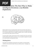Super Thinking - The Big Book of Mental Models | PDF | Computers