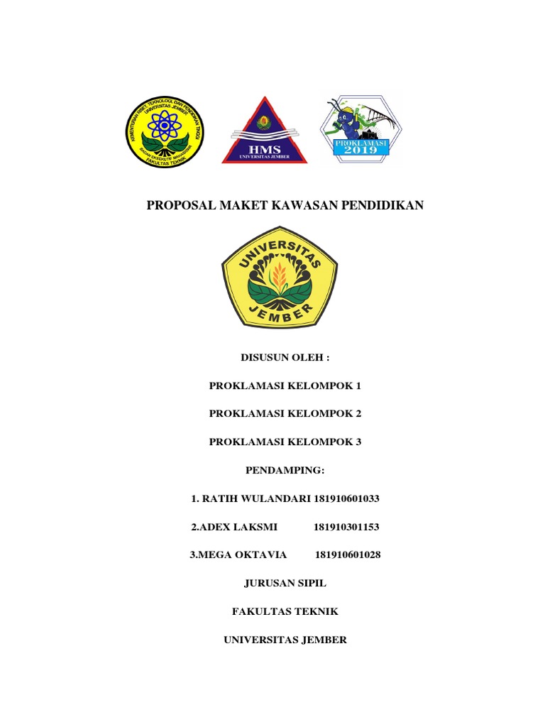 Proposal Maket Kawasan Pendidikan | PDF | Seni