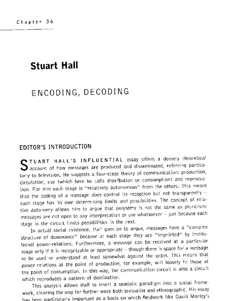Hall Encoding Decoding | PDF