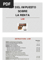 Cuadro Sinoptico Isr Estructura | PDF | Impuesto sobre la renta | Economias