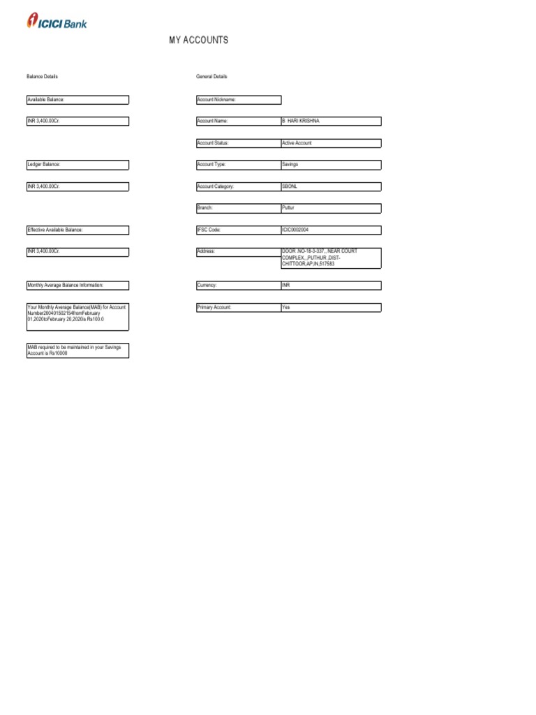 OpAccountDetailsRet21 02 2020 | PDF