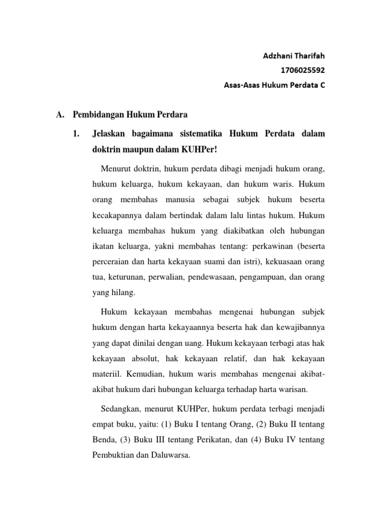 Pembahasan Soal Uts 2018 | PDF