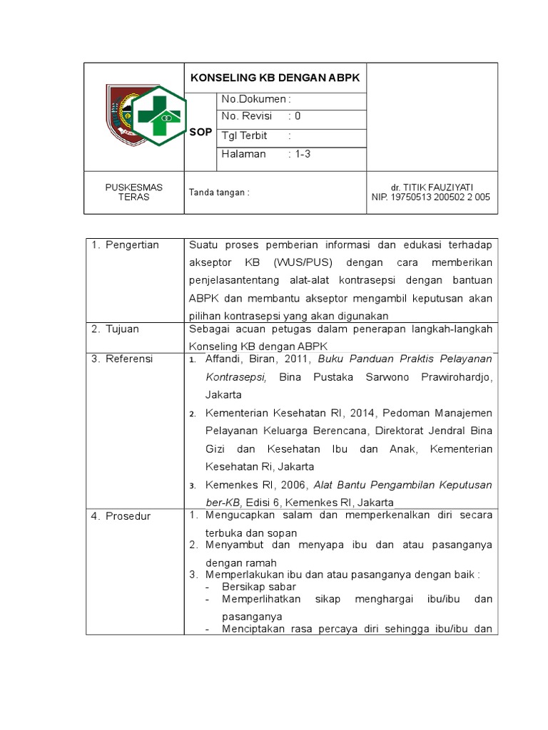 KONSELING KB DENGAN ABPK | PDF