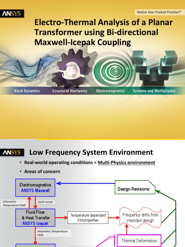 Electro-Thermal Analysis of A Planar Transformer Using Bi-Drectional ...