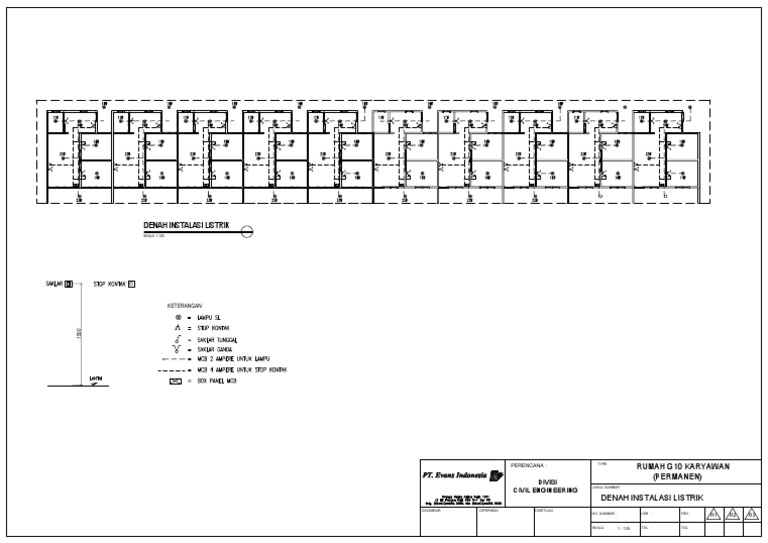 Denah Instalasi Listrik G10 | PDF