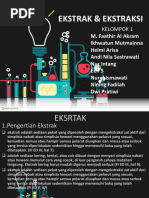 Definisi dan Proses Ekstraksi Ekstrak | PDF