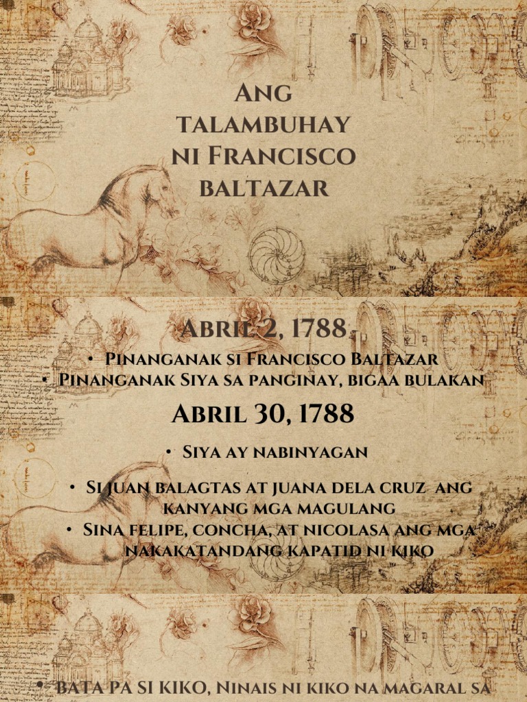 Filipino Baltazar | PDF
