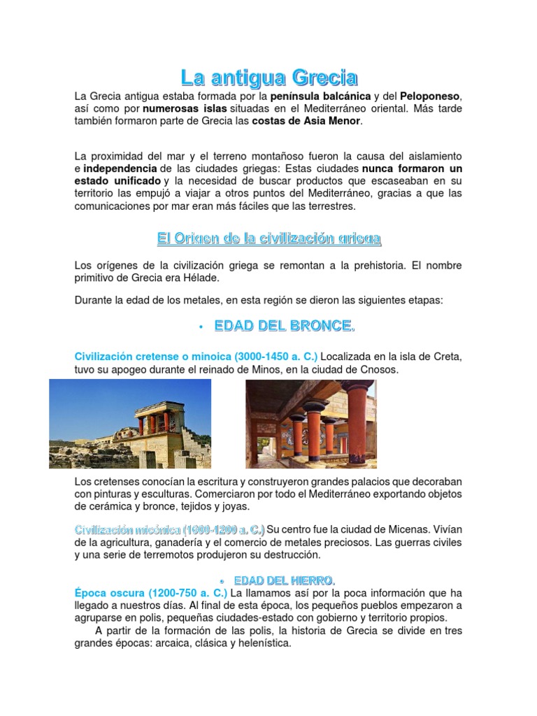 La Antigua Grecia | PDF