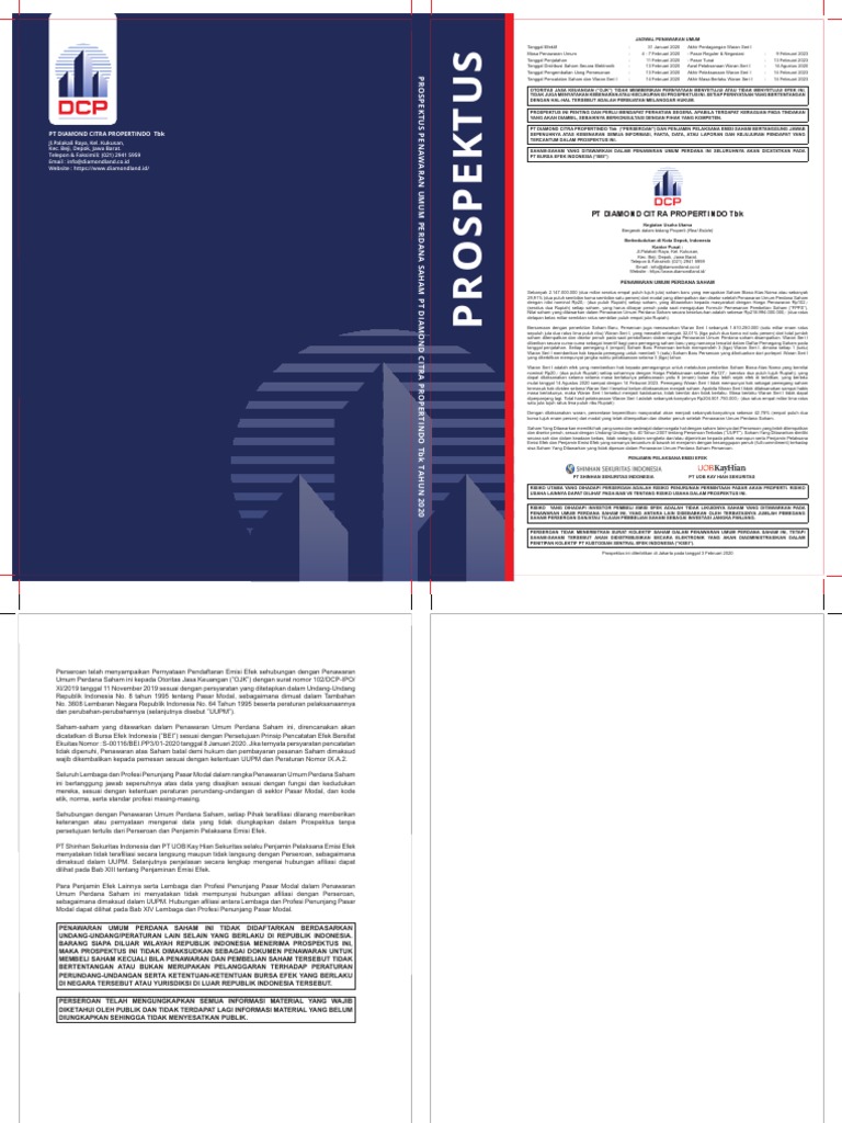 Prospektus PDF | PDF