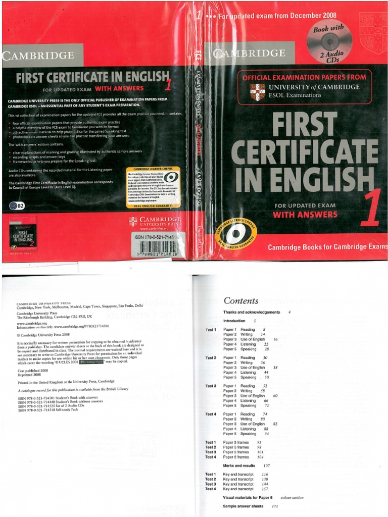 First Certificate 1 PDF | PDF