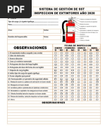 Lista de Verificación de Extintores | PDF
