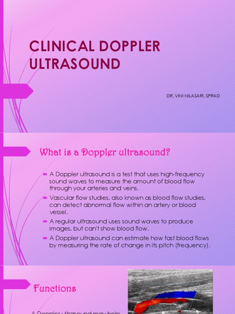 Clinical Doppler Ultrasound | PDF