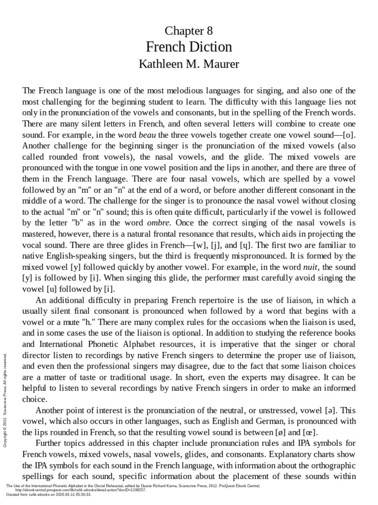 The Use of The International Phonetic Alphabet in ... - (Chapter 8 ...