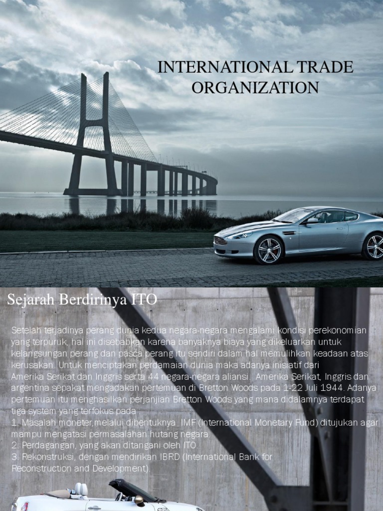 International Trade Organization | PDF | Pengelolaan Keuangan & Uang ...