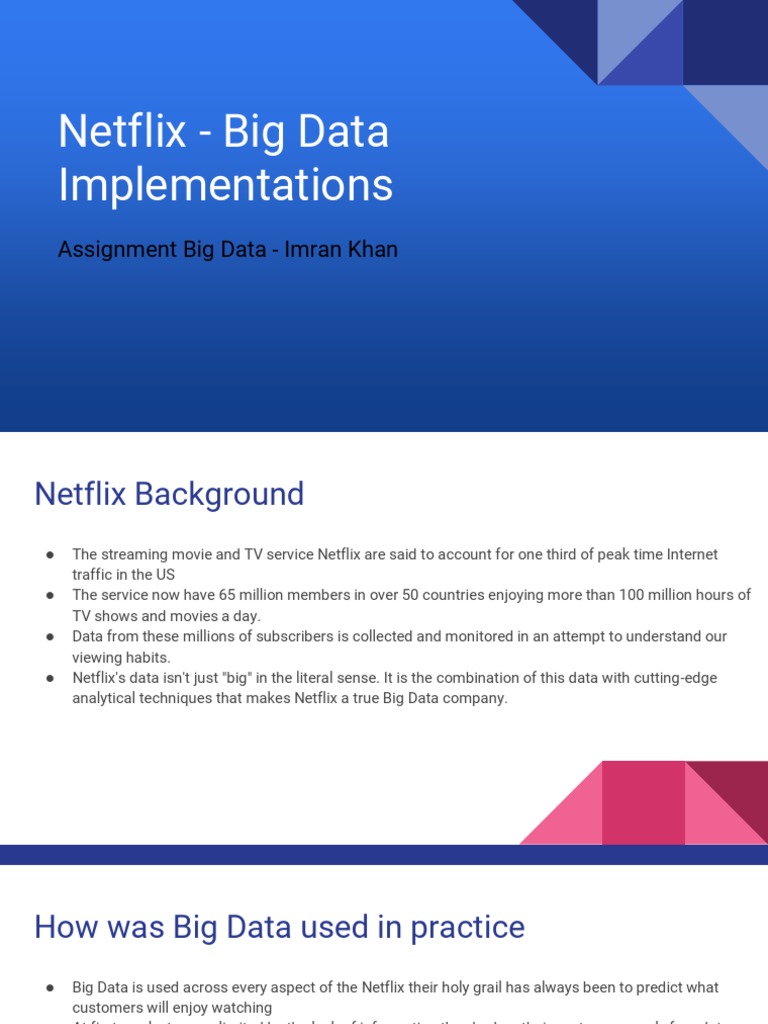 Netflix - Big Data Implementations | PDF