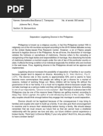 Perception On The Legalization of Divorce Among Students of Lawy High ...